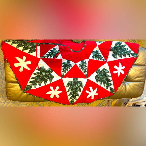 Artisan | Holiday | Quilted Handmade Octagon Holidays Christmas Tree ...